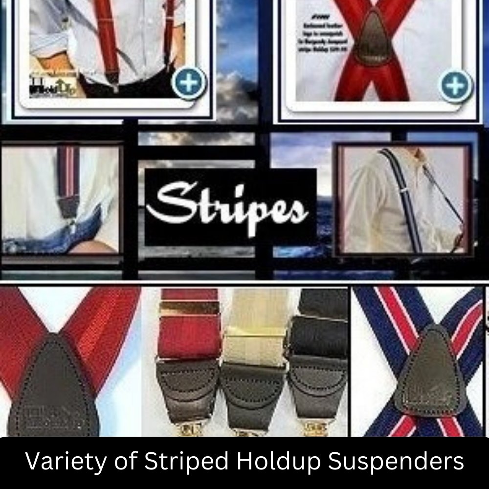 Stripe Series Single Clip Holdup Suspenders – Holdup-Suspender-Company